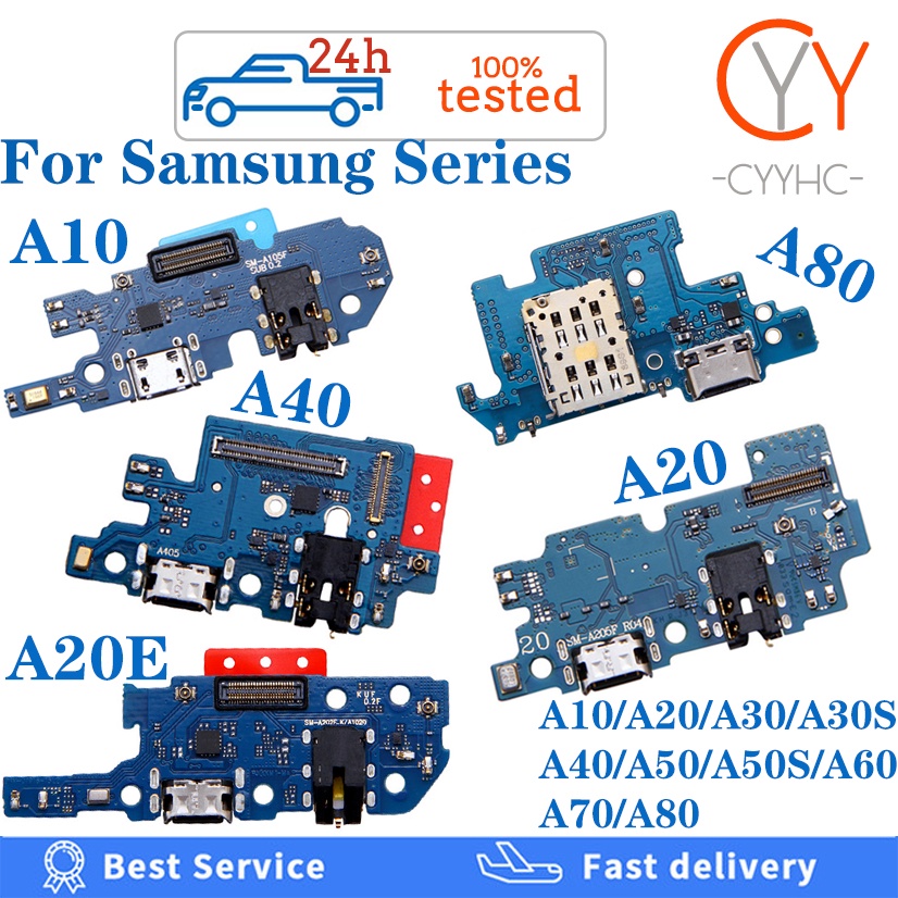 For Samsung Galaxy A10 A20 A60 A50S A50 A40 A30S A30 A20E A70 A80 USB ...