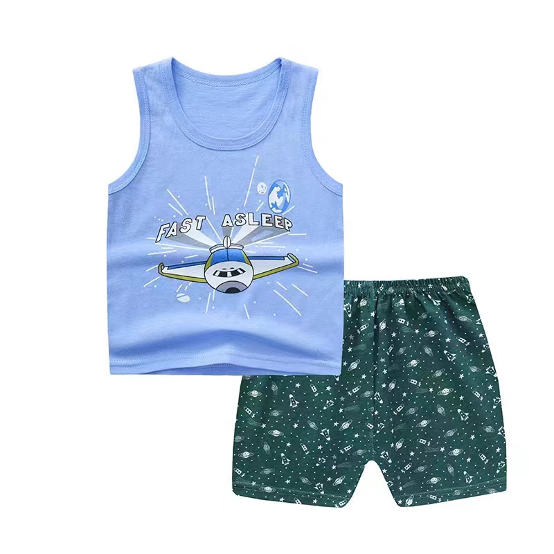 (0-4Y) Boy Clothes Corp Terno for Kids Boys Fashion Sando Shorts Set ...