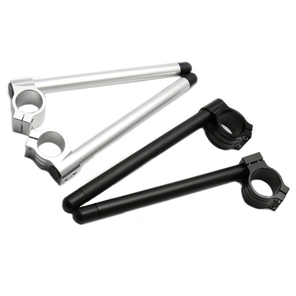 2Pcs 7/8" Motorcycle Clip On CNC Handlebar 31/32/35/37/39/41/50/51mm ...