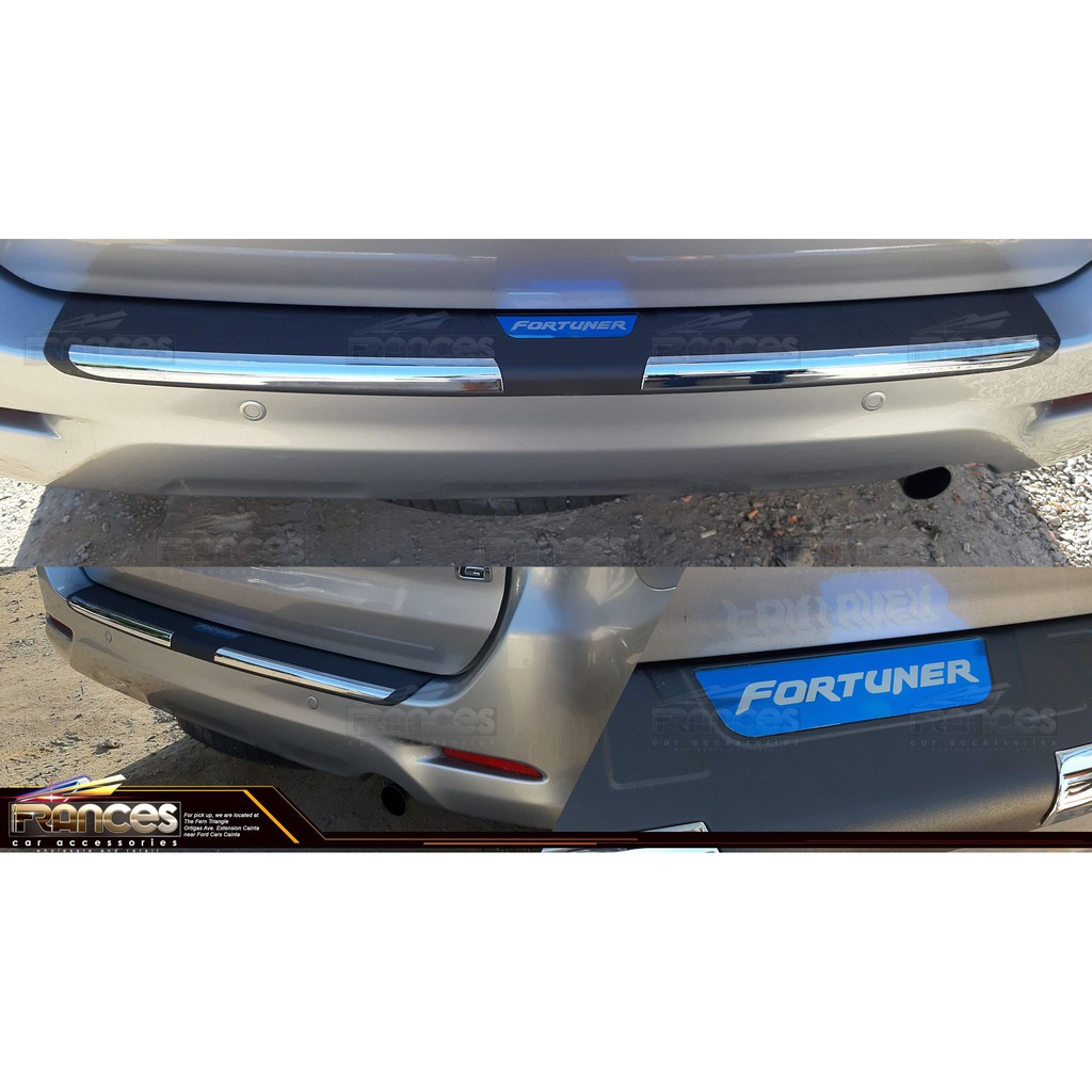 FORTUNER 2005-2025 REAR STEPSILL / REAR BUMPER PROTECTOR ( Fortuner ...