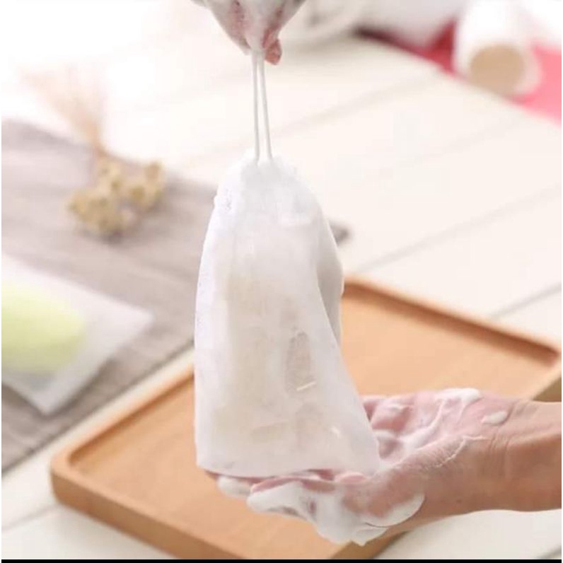 Mesh Foaming Net Bubble Mesh Bag Skin Clean Tool Shopee Philippines
