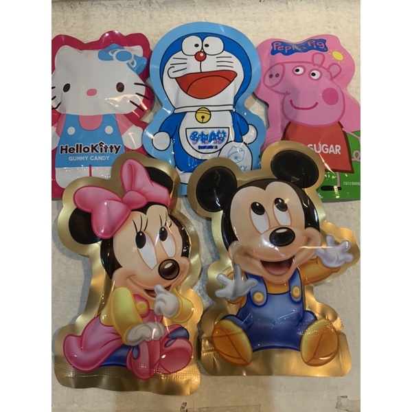 CARTOON CHARACTER GUMMY HELLO KITTY/ PEPPA PIG/ MINNIONS / DOREMONE ...