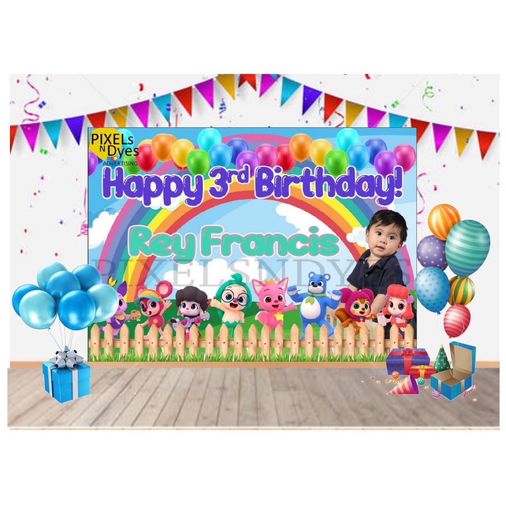 5X7 feet Hogi Birthday Party Tarpaulin Backdrop | Shopee Philippines