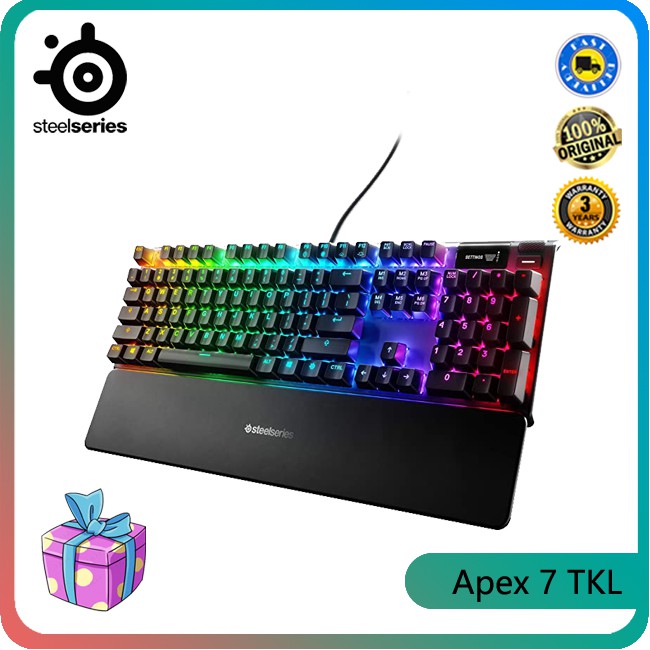 SteelSeries Apex 7 TKL adjustable mechanical keyboard Compact ...