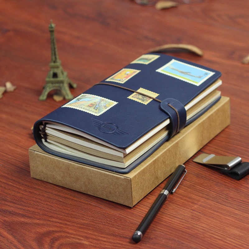 Vintage Notebook A6 Travel Notebook Retro Diary Pocket Notebook Loose ...