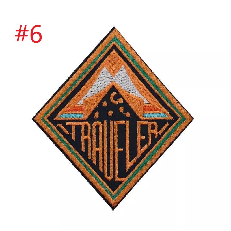 computer embroidery badge patch DIY handmade embroidered cloth patch ...