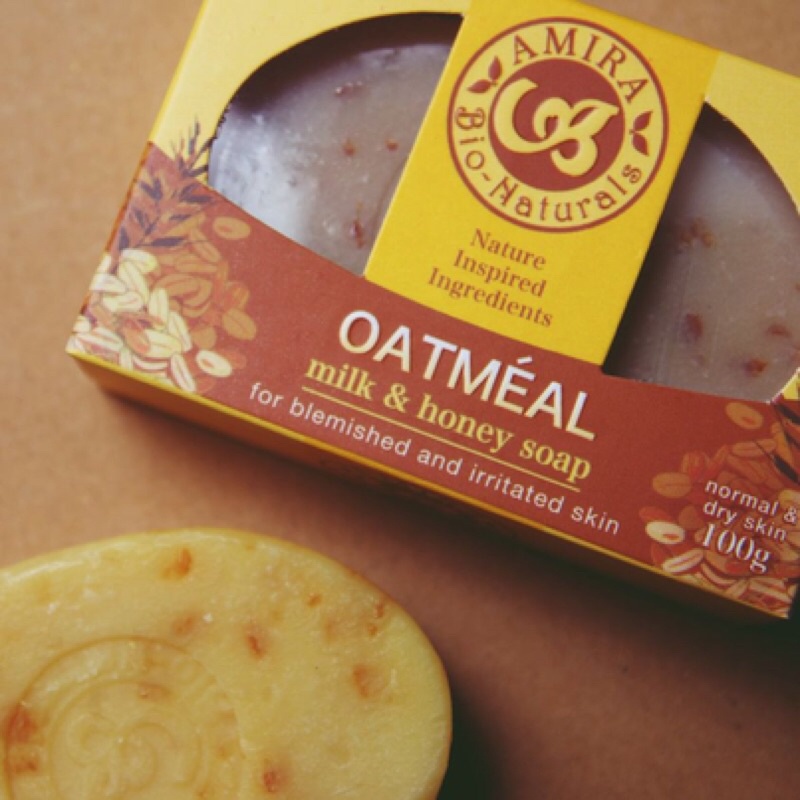 Amira Oatmeal Milk & Honey Soap 100g | Shopee Philippines