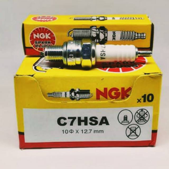 NGK CR7 spark plugs, price per 1 pch. Mio sporty Mio soul carburetor ...