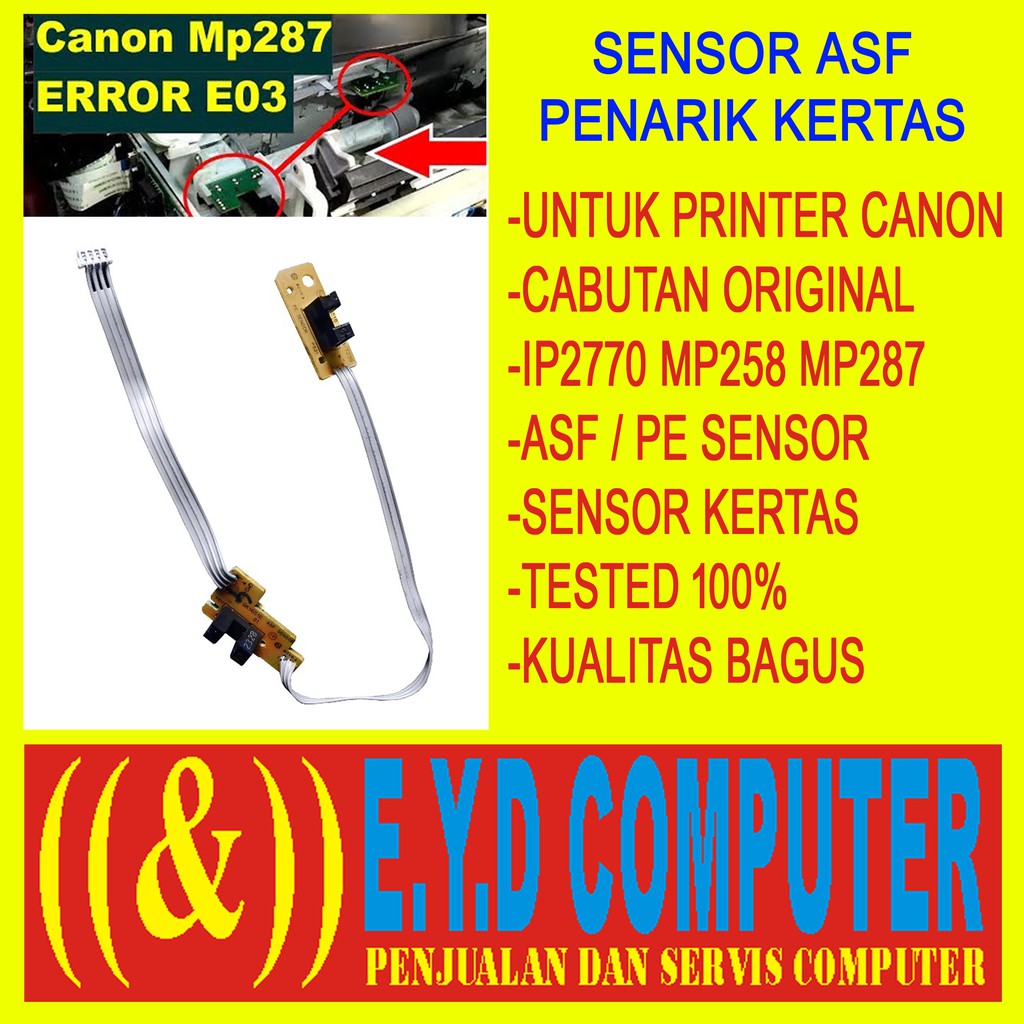 Pe SENSOR PAPER Puller IP2770 MP258 MP287 ASF SENSOR SENCOR PAPER ...