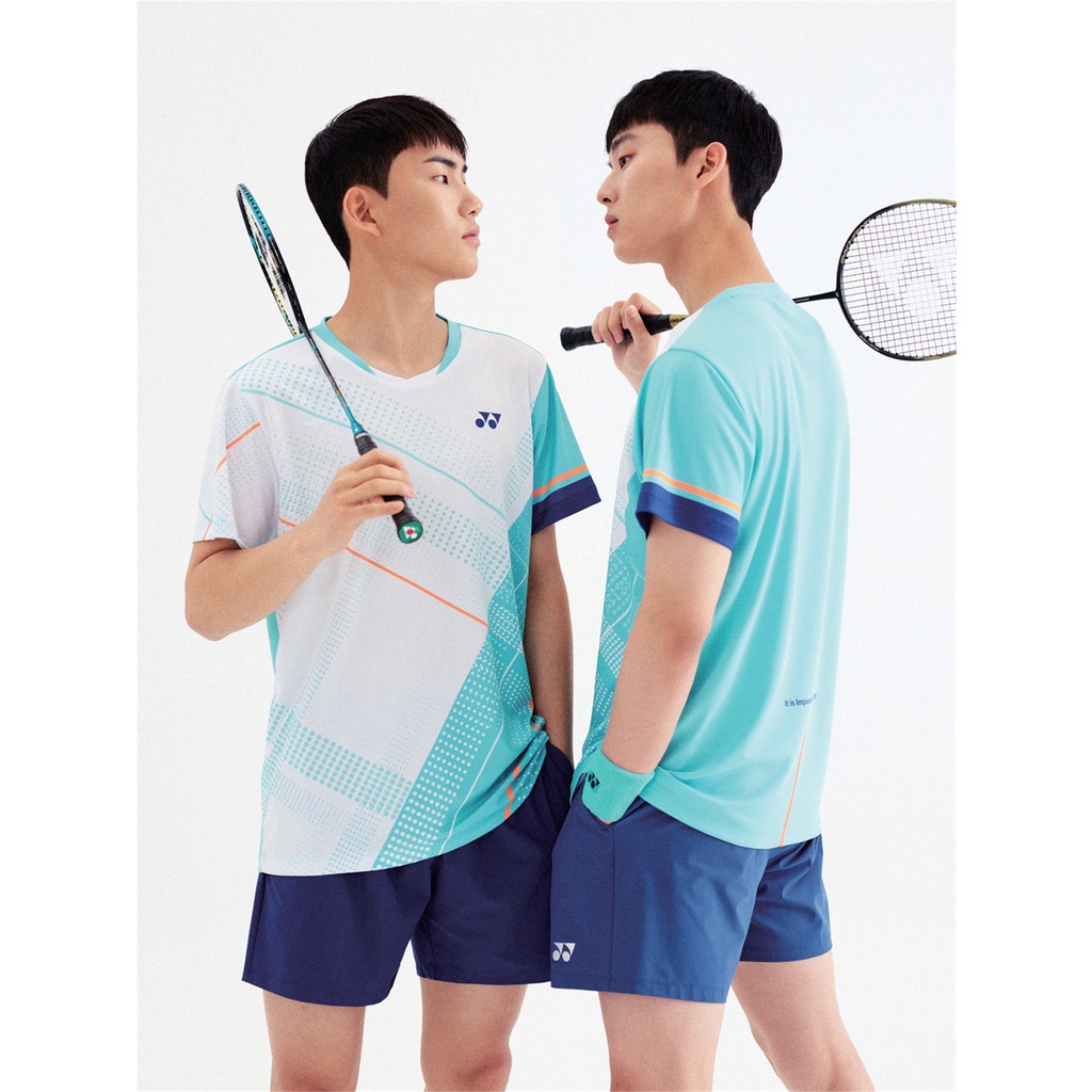 2021 new YONEX badminton suit men's and women's match shirt fast-dry ...