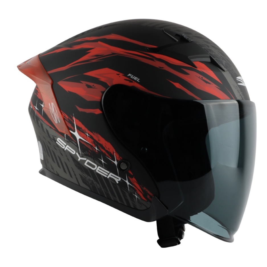 Spyder Open-face Helmet with Dual Visor FUEL GD SIGMA S1 (FREE CLEAR ...