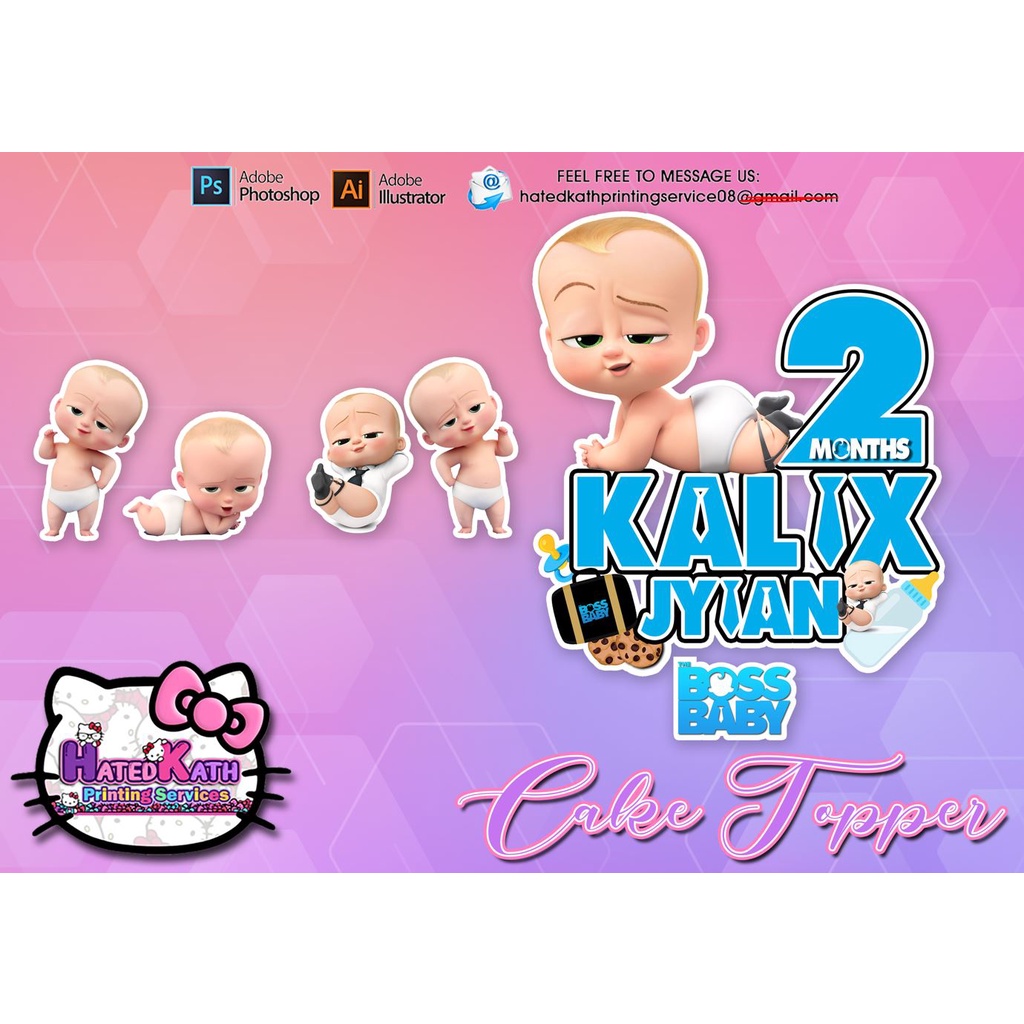 Customize Cake topper baby boss | Shopee Philippines