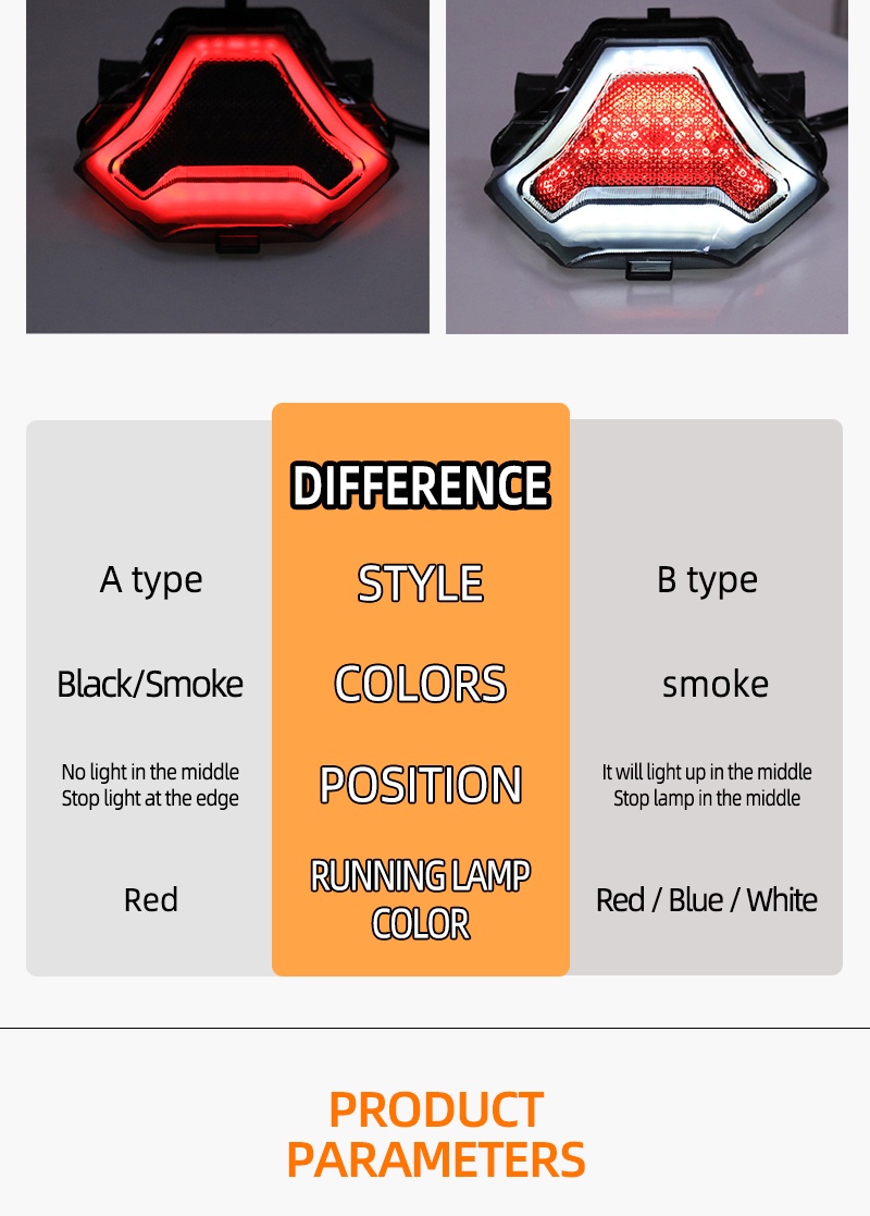 Sniper 150 stop light and signal light led taillight brake light lamp ...