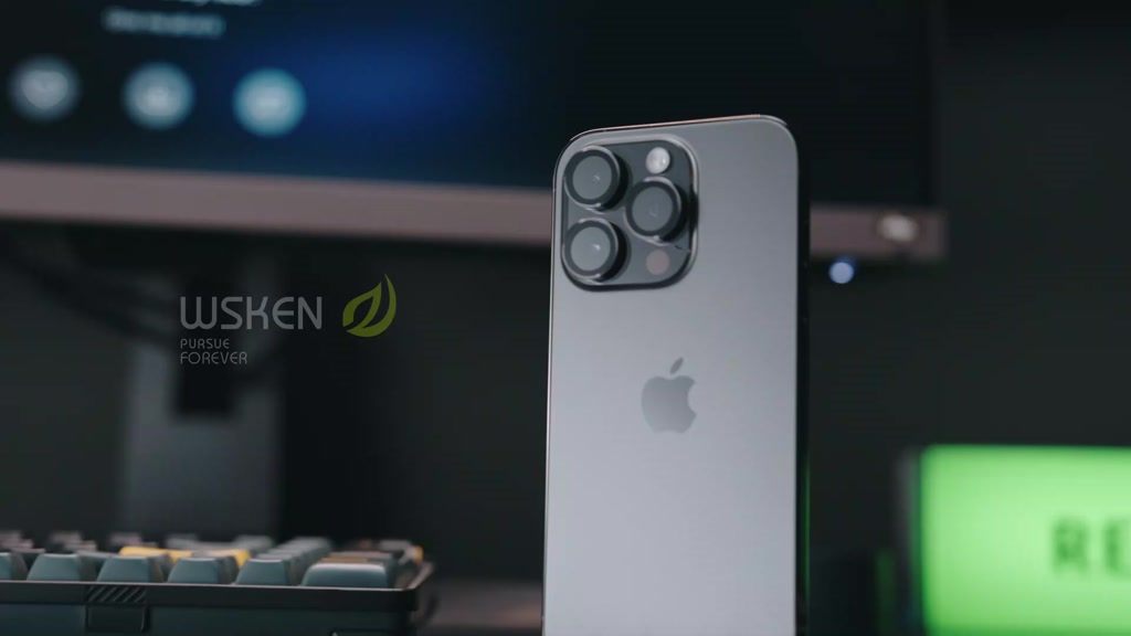 WSKEN for iph 16Prx Max/15 ProMax/14 Lens Protector HD Tempered Glass ...