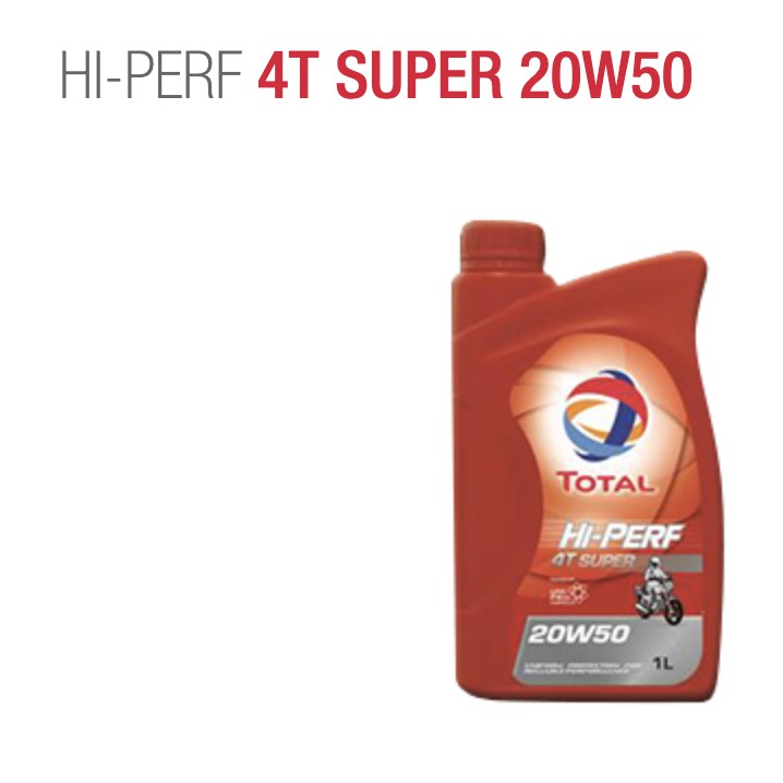 Total - Hi-Perf 4T Super 20w50 - 1 liter | Shopee Philippines