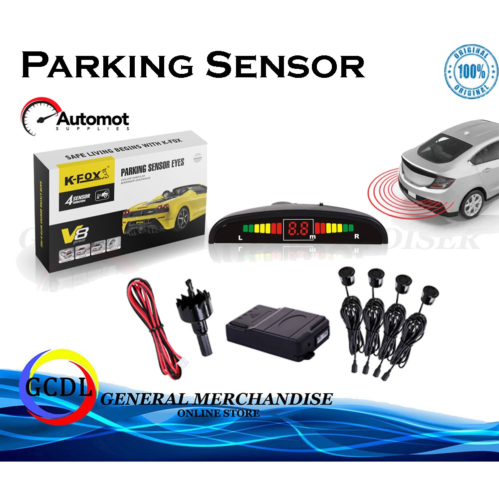 KFOX Car Parking Sensor Reversing Radar Kit Warning Sound Indicator ...