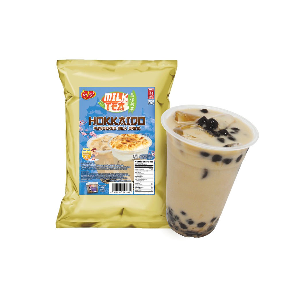 inJoy Hokkaido Milk Tea 500g | Shopee Philippines