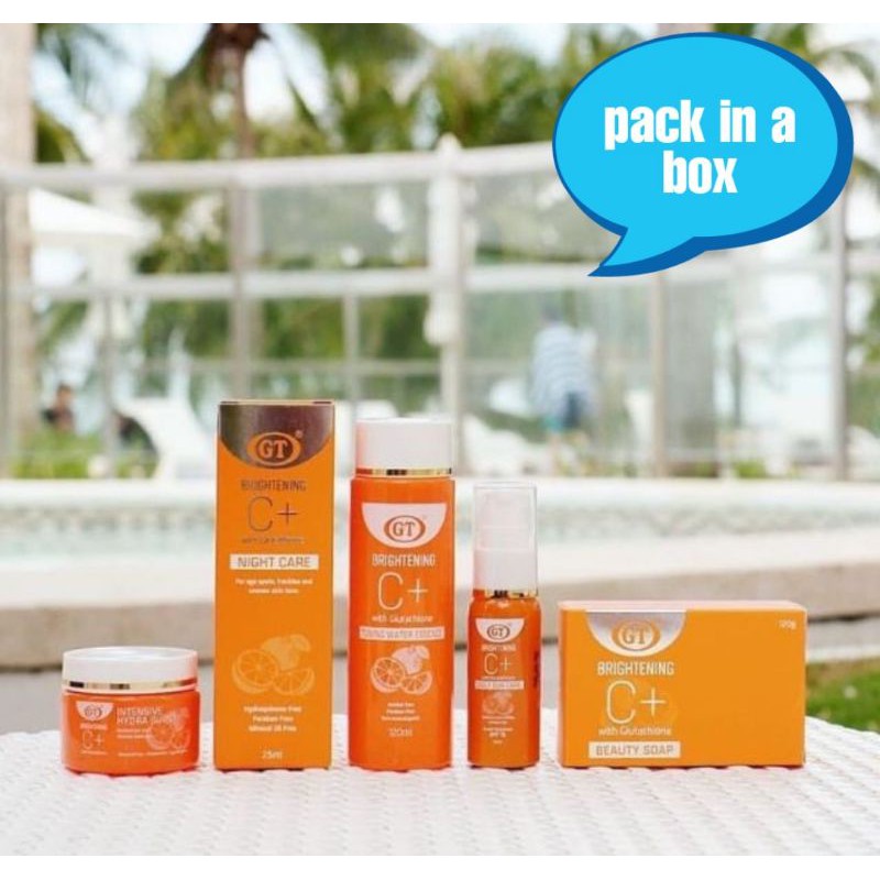 ORIGINAL - GT Brightening Gluta C+ Set 5 | Shopee Philippines