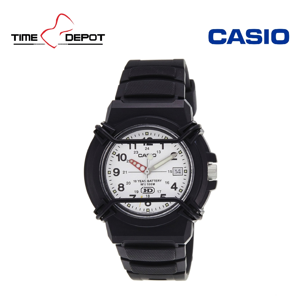 Casio HDA-600B-7BVDF Analog Black Resin Strap Watch For Men | Shopee ...