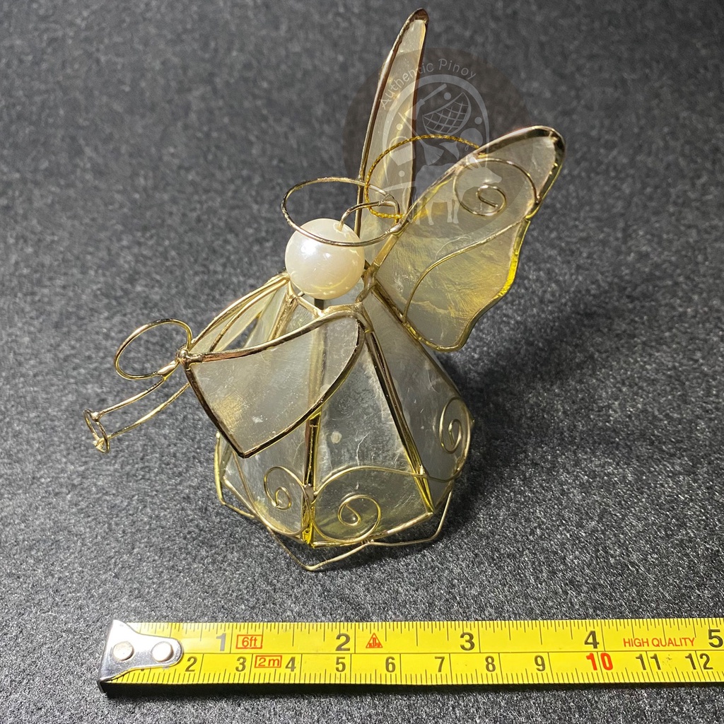 Christmas Tree Ornaments made from Kapis / Capiz Shell | Christmas tree ...