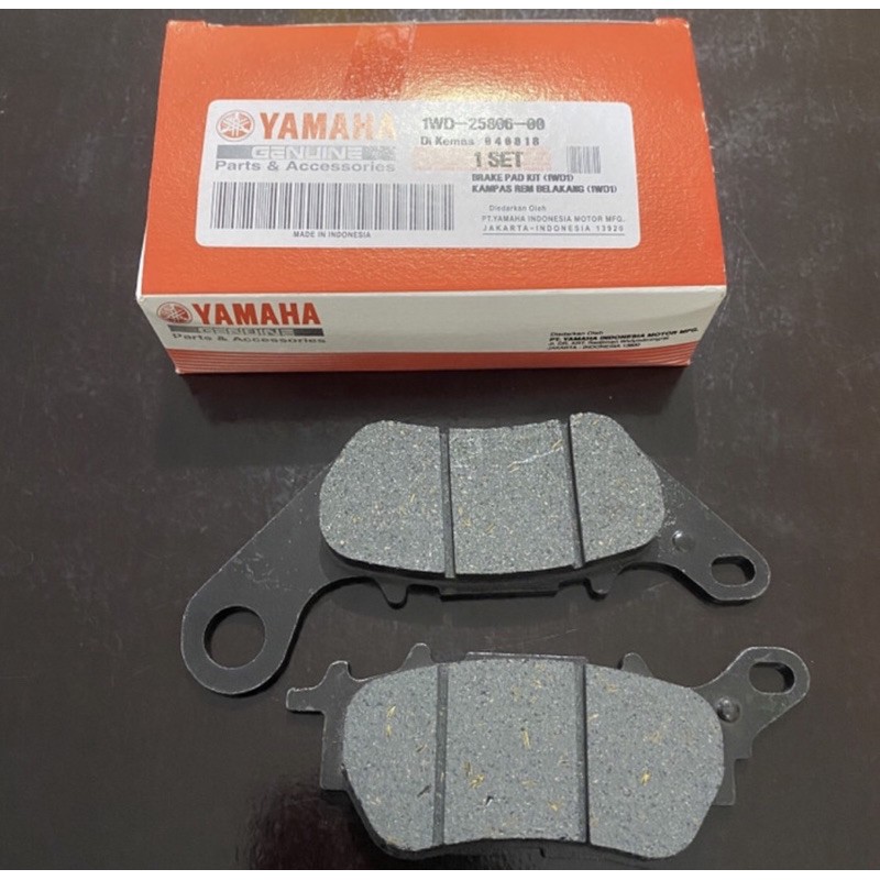Rear Disped Brake Pads Yamaha R25 R 25 MT25 MT 25 Xmax X-max 1WD ...