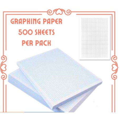 High Quality Graphing Paper sold per 50Pieces and 100pcs | Shopee ...
