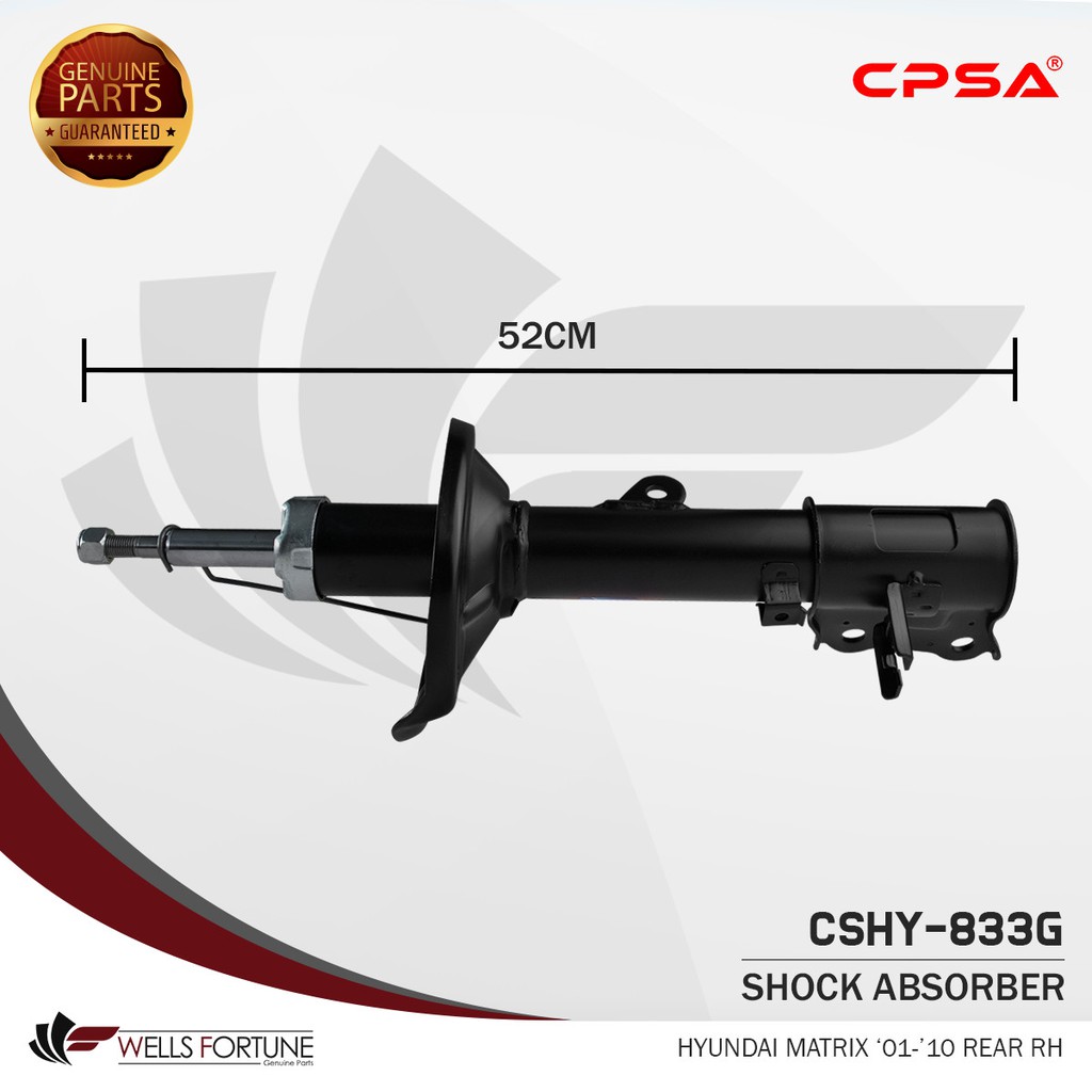 HYUNDAI MATRIX 2001 - 2012 REAR RIGHT 333504 CPSA GAS TYPE SHOCK ...