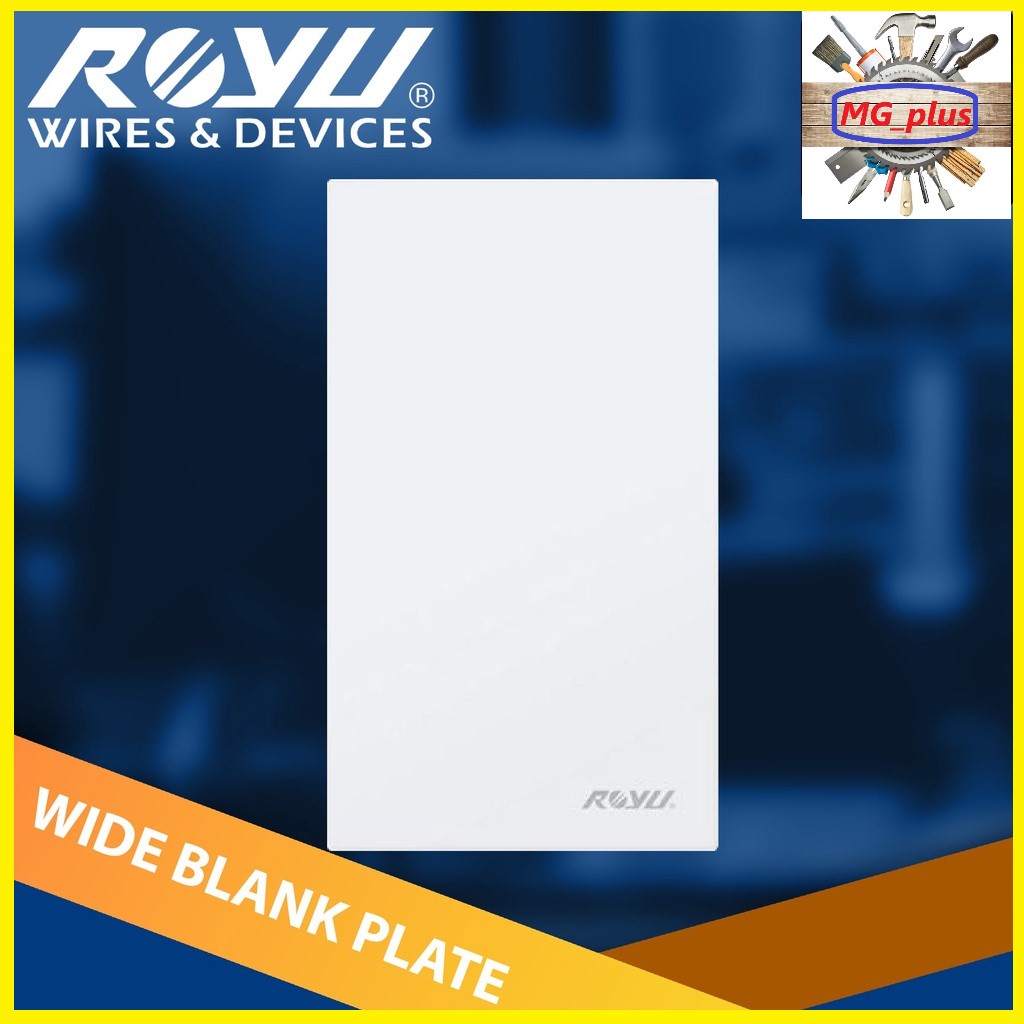 Royu Blank Plate Cover RWP4 Wide Series For Electrical Needs | Shopee ...