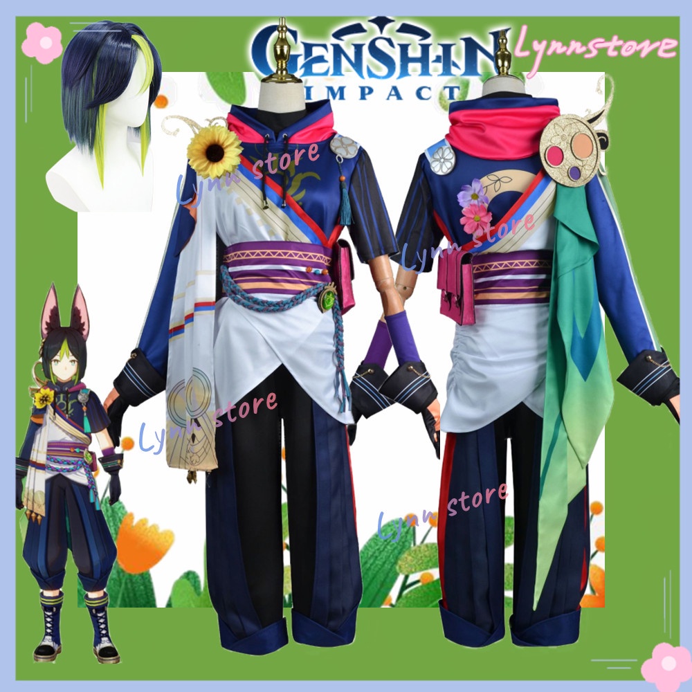 Genshin Impact Cosplay Costumes New Sumeru Tighnari Uniforms