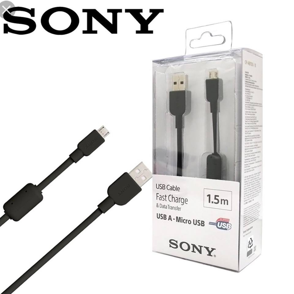 Sony USB TYPE A TYPE A TO TYPE B MICRO CABLE CP - AB150 | Shopee ...