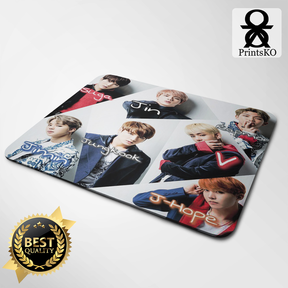 BTS Mouse pad - BTS Group Photos Design | Shopee Philippines