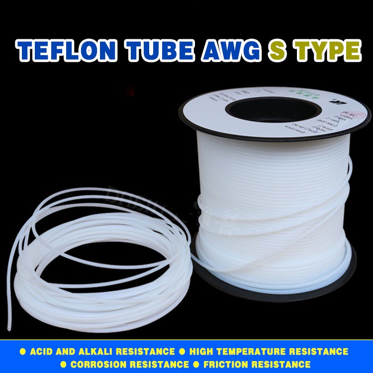 Teflon tube 600V S-type translucent wall thickness 0.25/0.3/0.4/05mm ...