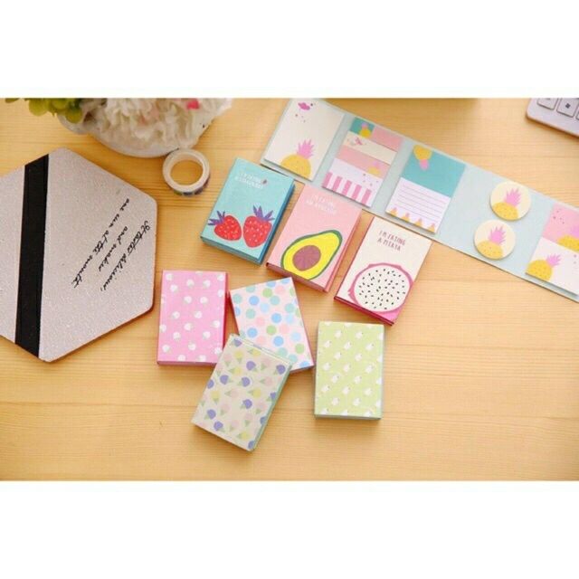 QualityBuys Foldable Sticky Notes Easynote booklet (6in1set) | Shopee ...