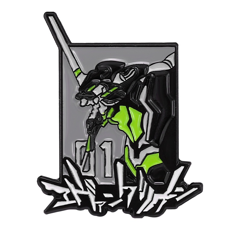 Classic Anime Soryu Asuka Ayanami Rei Mecha Enamel Pin Brooch Badges ...