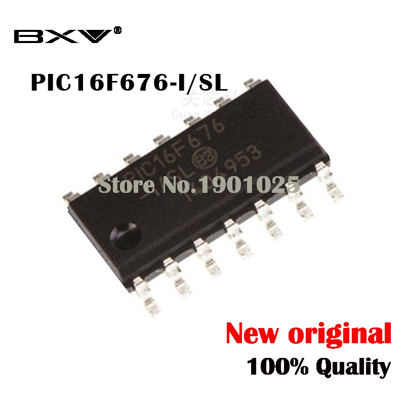 5pcs/lot PIC16F676-I/SL PIC16F676 SOP-14 new original IC | Shopee ...