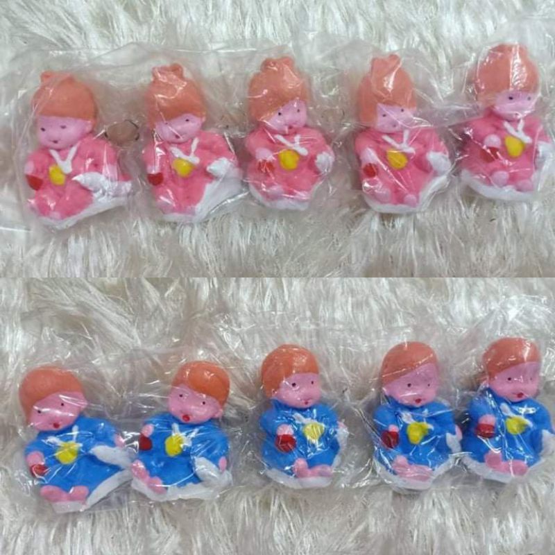 Baby Figurines Chalk Boy & Girl for Christening ( 10pcs ) | Shopee ...