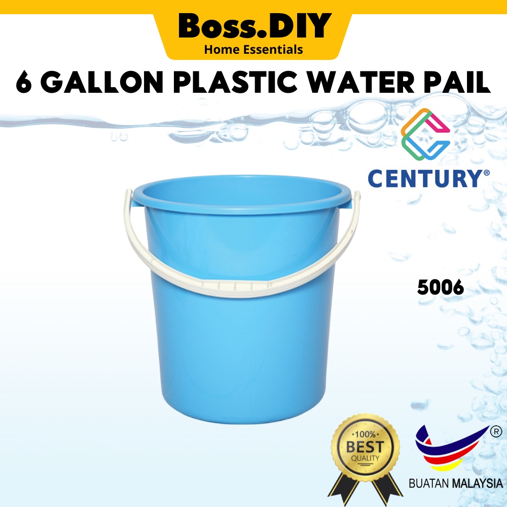 CENTURY 6 Gallon Plastic Water Pail (5006) | Shopee Philippines