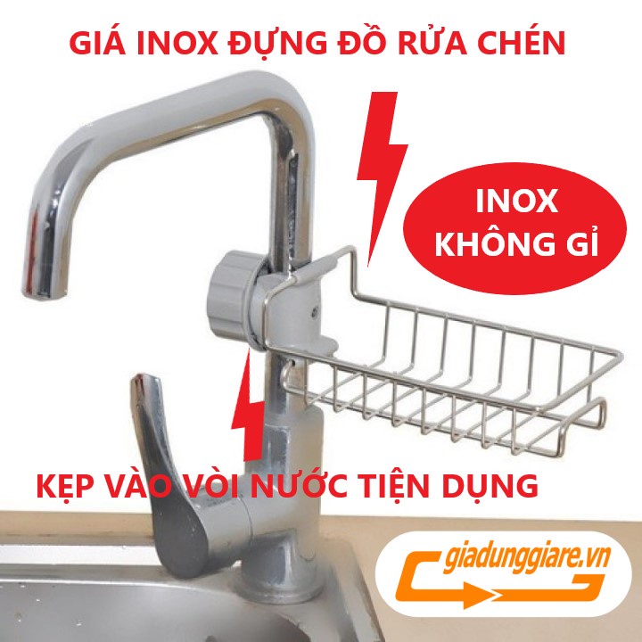 Faucet clamp rack (304 stainless steel) for convenient dishwashing ...