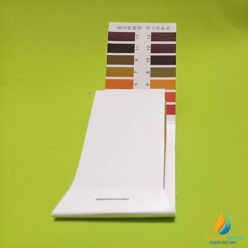 Ph measuring paper, testing acidity and base, measuring bar 1- 14, pack ...