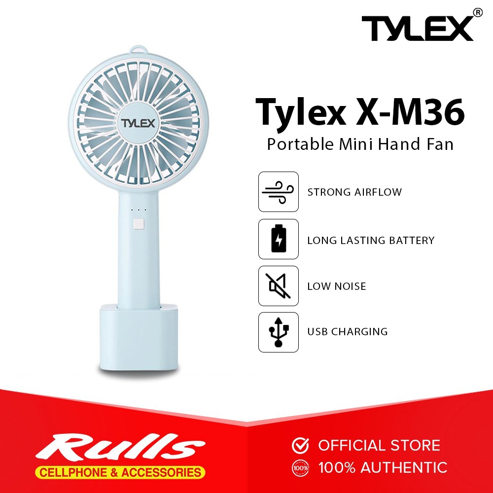 TYLEX X-M36 Portable Hand Held Rechargeable Mini Fan | Shopee Philippines