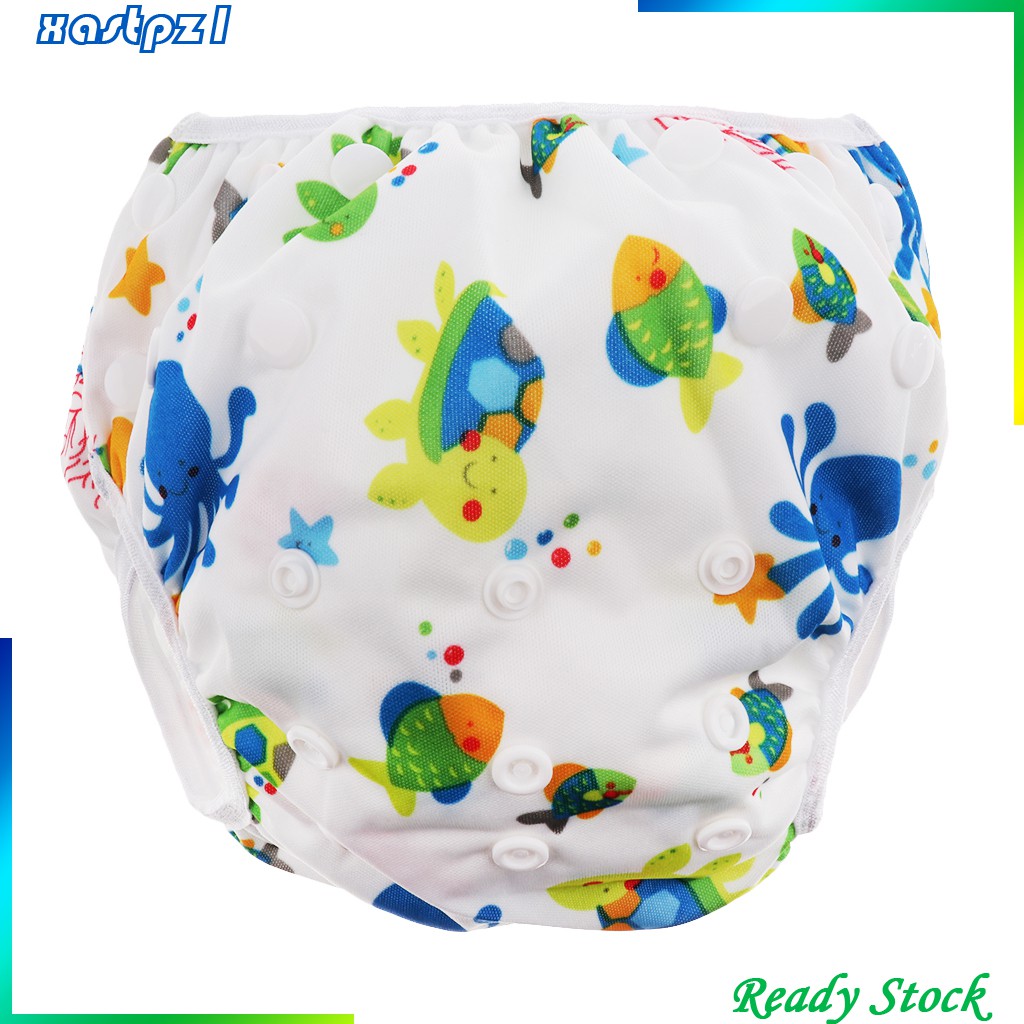 [ Baby Adjustable Snap Swim Toddlers Reusable Waterproof Swimming ...
