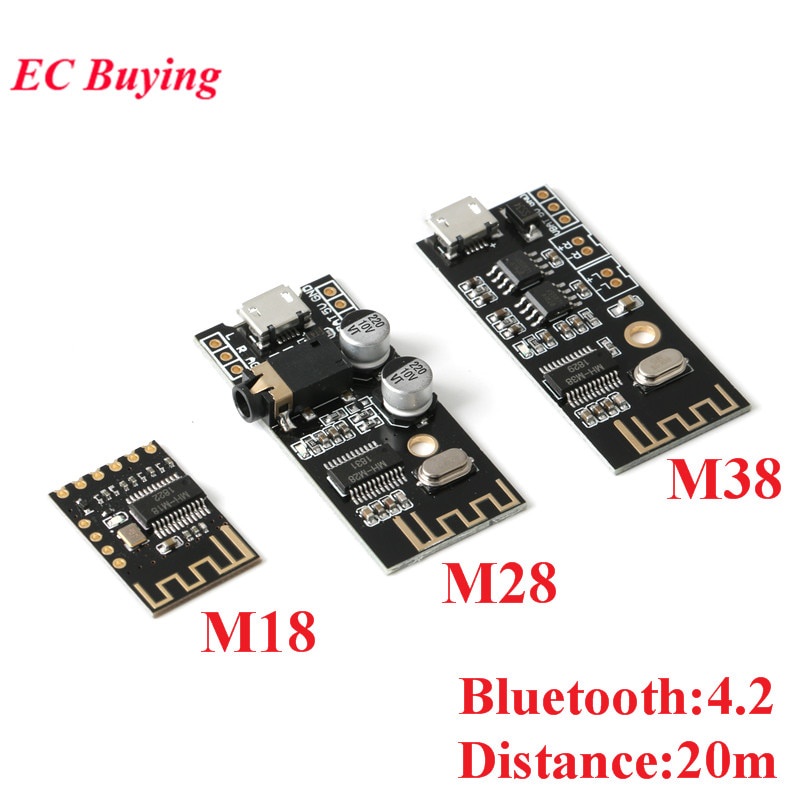 Wireless BLE Audio Receiver Board Module MH-MX8 M18 M28 M38 BLT 20M 4.2 ...