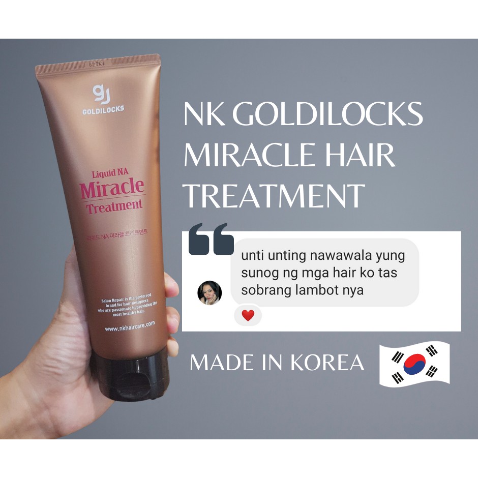 Nk Goldilocks Hair treatment 🇰🇷 | Shopee Philippines