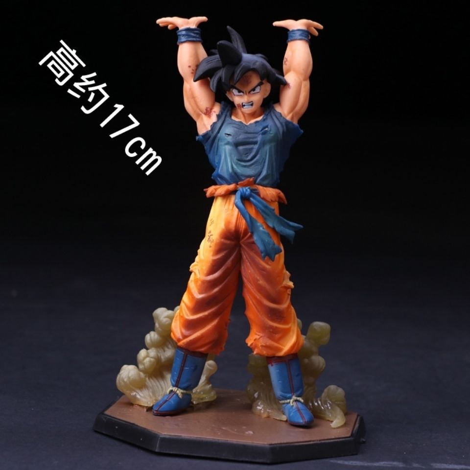 Dragon Ball Hand Made Super Saiyan Sun Wukong Model Vegeta Ornaments