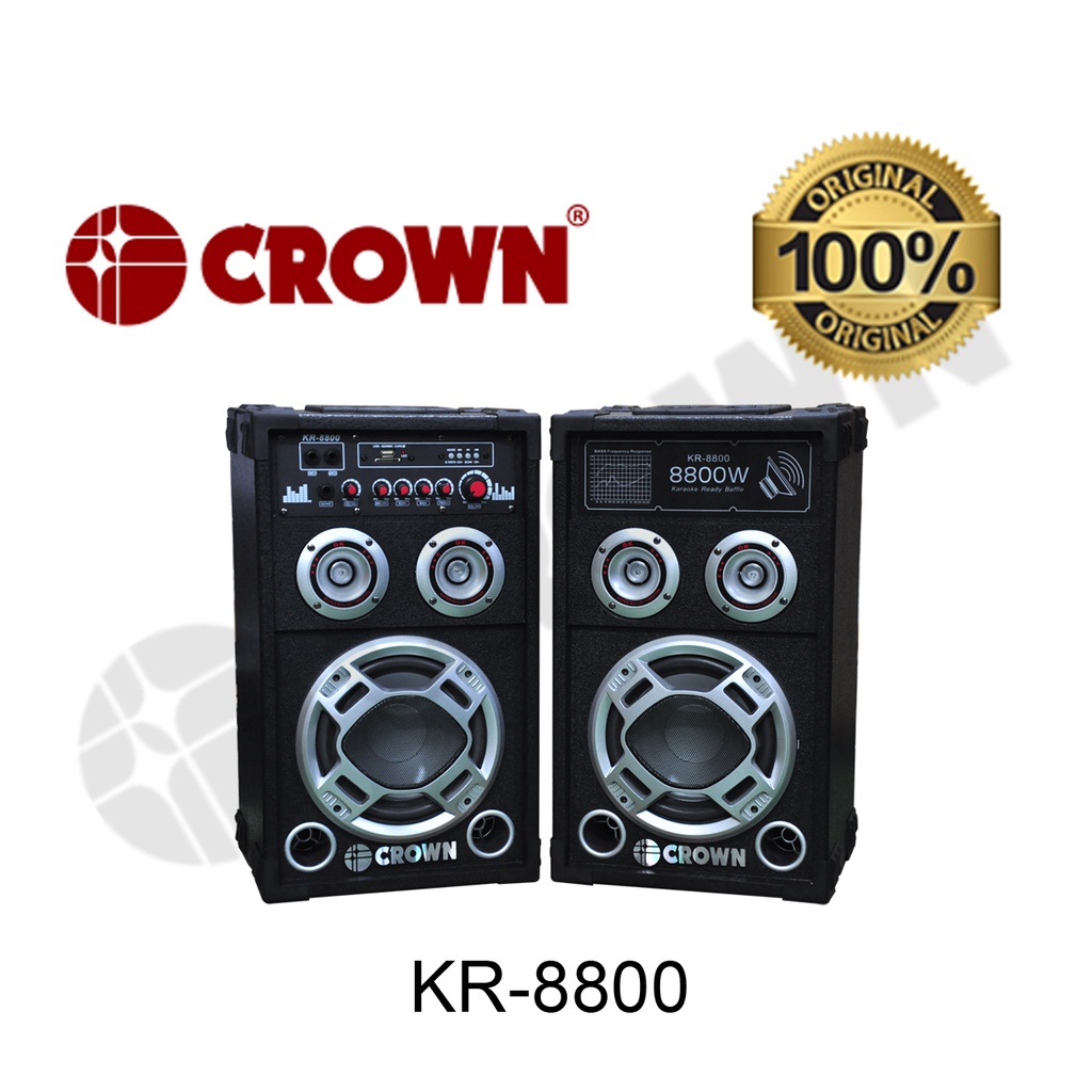 KR-8800 CROWN KARAOKE READY BAFFLES (8800WATTS) | Shopee Philippines