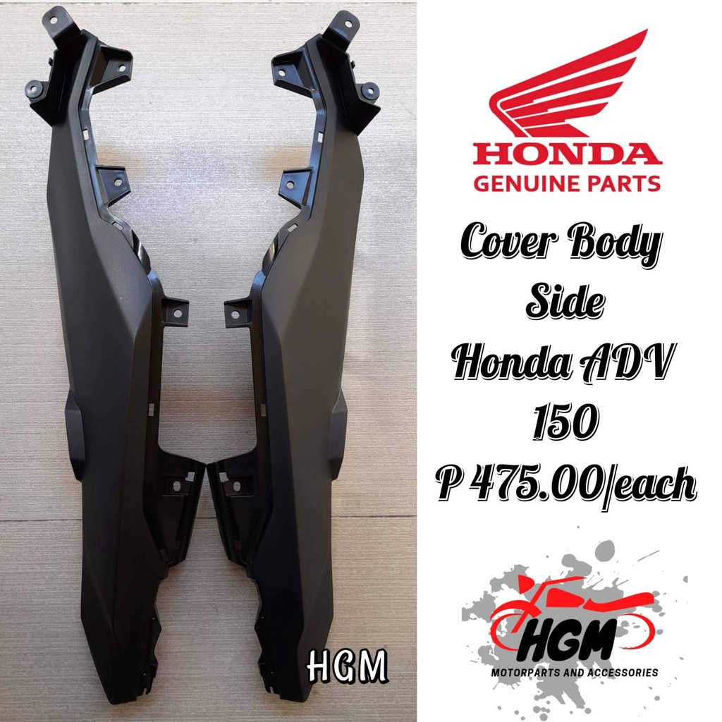 COVER LEFT/RIGHT BODY SIDE HONDA ADV 150 (83700-K0W-N00ZB/83600-K0W ...