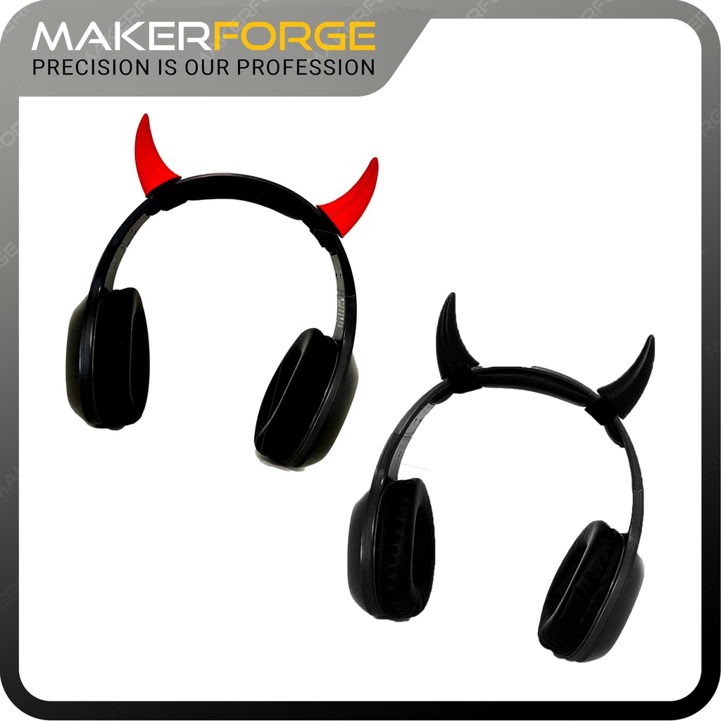 Devil Horns for Headphones, Headset & Cosplay Props, Headphone Ear ...