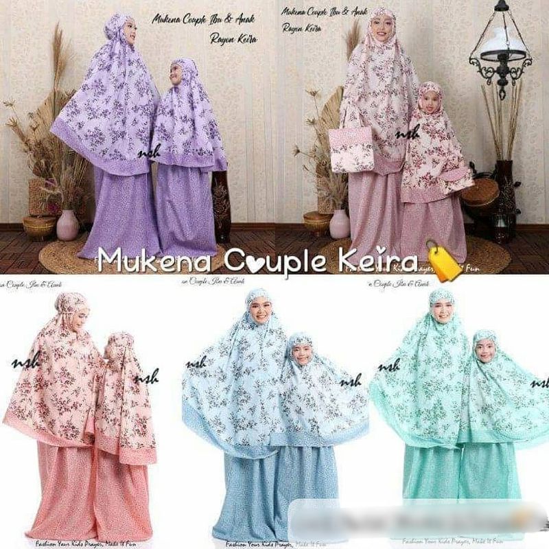 KEIRA MOTHER AND DAUGHTER MUKNA SET WITH BAG/ MADE IN INDONESIA ...