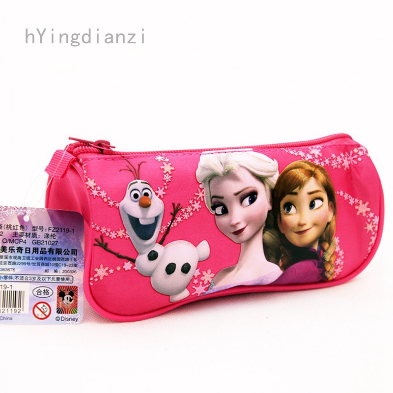 cute bag store ready stock Disney Frozen Elsa and Anna Pencil Case with ...