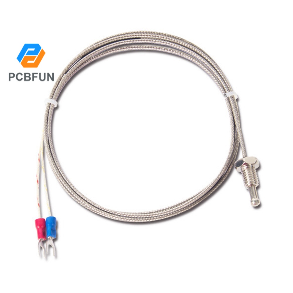 Pcbfun Thermocouple Temperature Sensor Cable Wire Cg Wrnt-02 M6 K Type ...